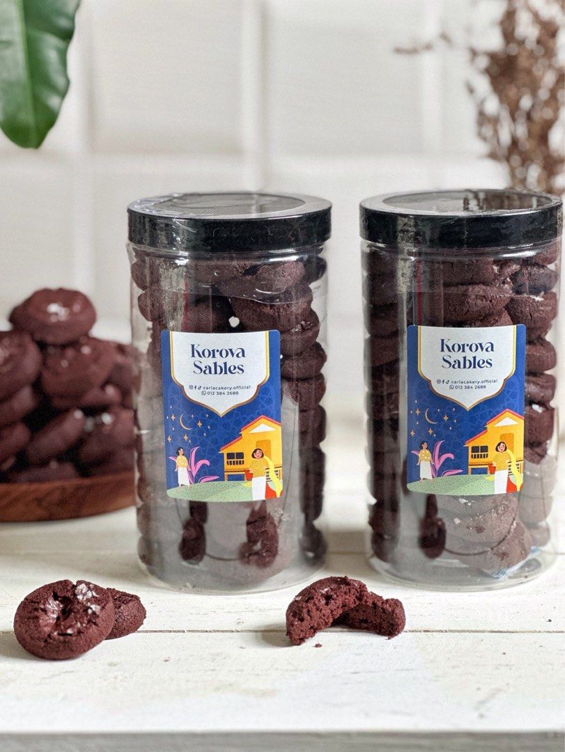 KOROVA SABLES COOKIES, Food & Drinks, Homemade Bakes on Carousell
