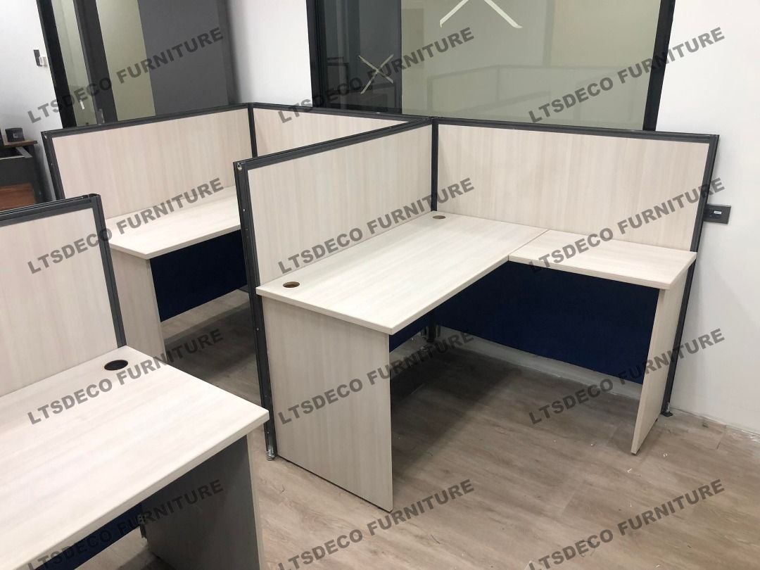 L SHAPE MODULAR PARTITION/ OFFICE PARTITION/ WORKSTATION CUBICLE ...