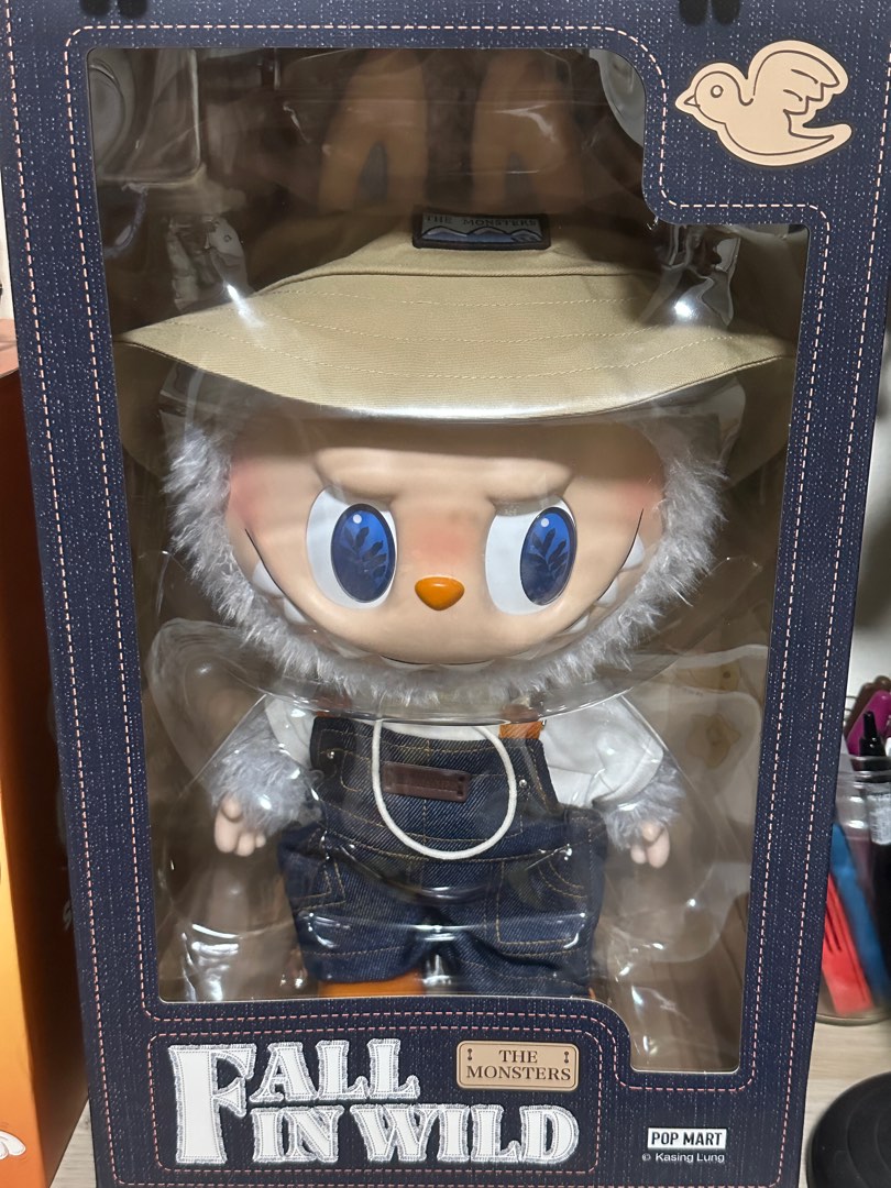 Labubu Fall in Wild Plushie Doll (Big), Hobbies & Toys, Toys & Games on ...