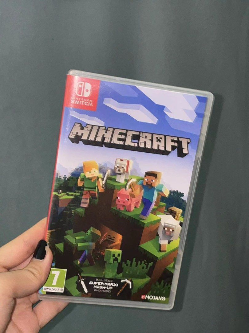 Minecraft game card Nintendo Switch, Video Gaming, Video Games ...
