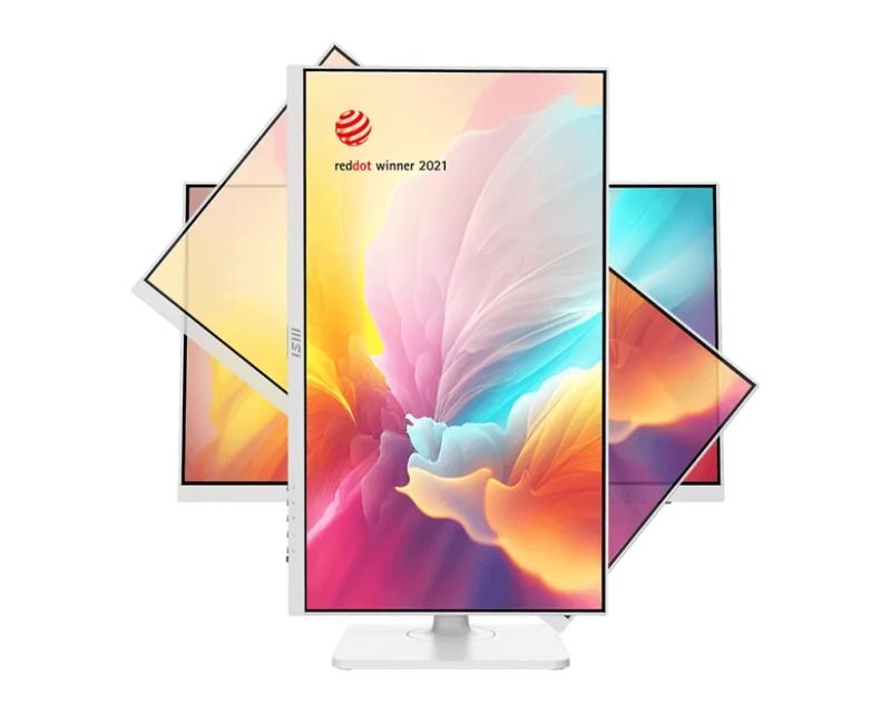 MSI Modern MD2412P 24" FHD IPS 100Hz 1ms 可90度旋轉/可調升降 白色 (MO-MD242PW/CE ...