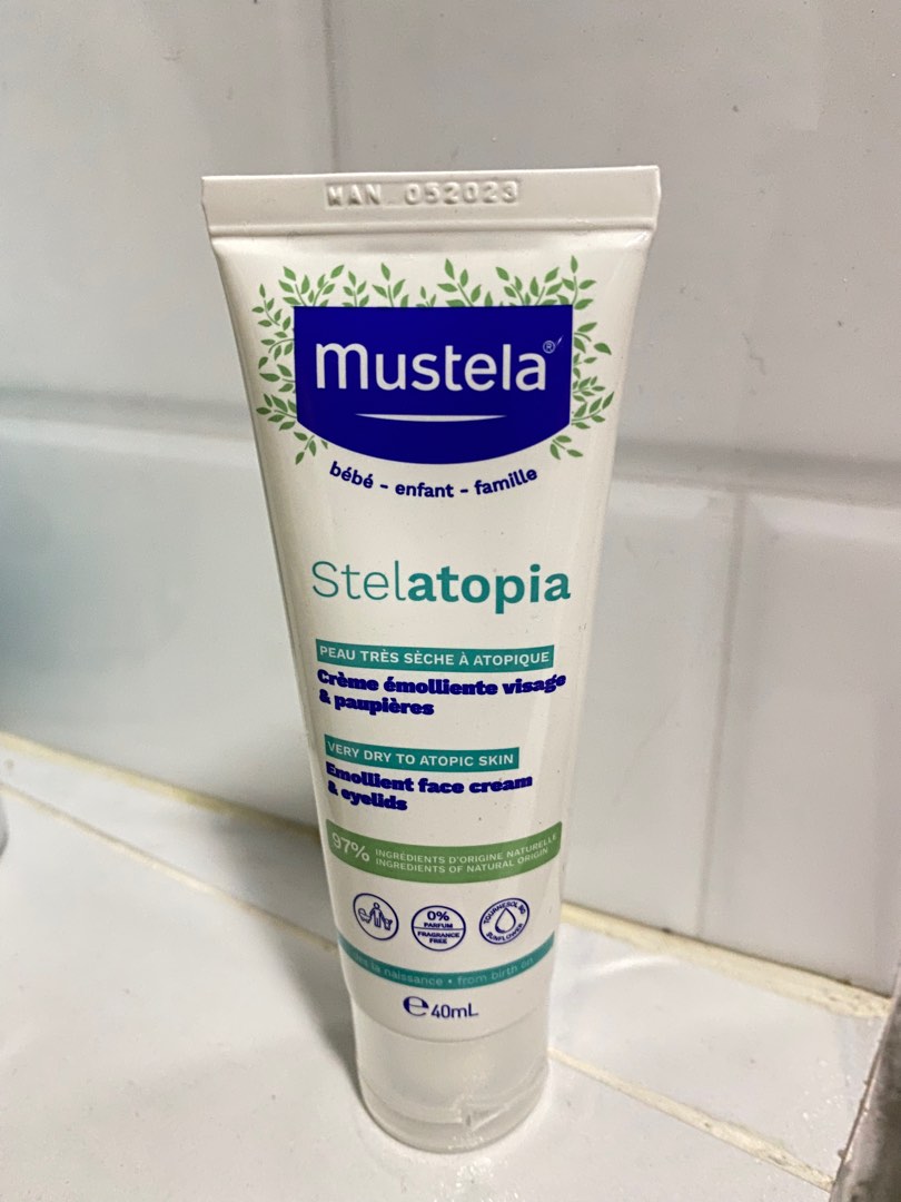 (50%) Mustela Stelatopia Emollient Face Cream & Eyelids, Babies & Kids ...
