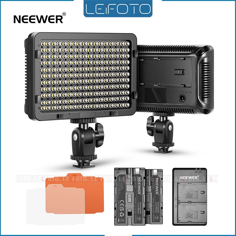Neewer Dimmable 176 LED Video Light with Li-ion Battery, Photography ...