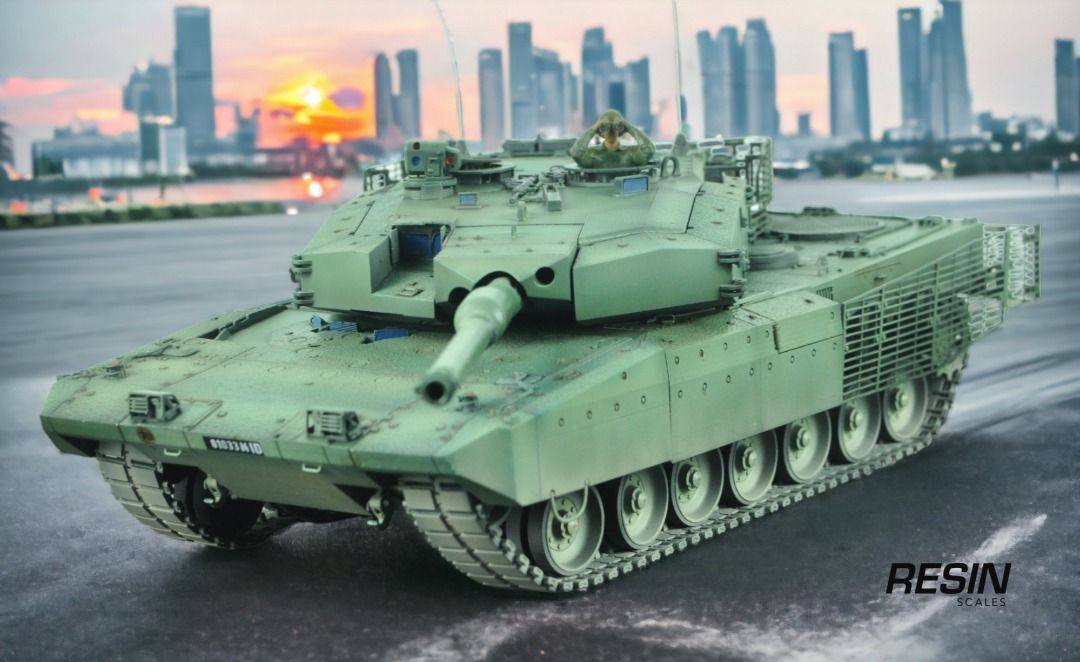 NEW Leopard 2SG Germany Singapore Main Battle Tank 1/35 resin kit ...