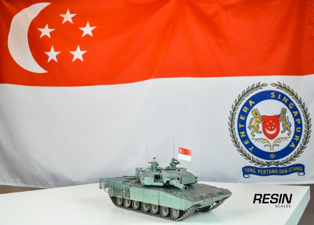 NEW Leopard 2SG Germany Singapore Main Battle Tank 1/35 resin kit ...