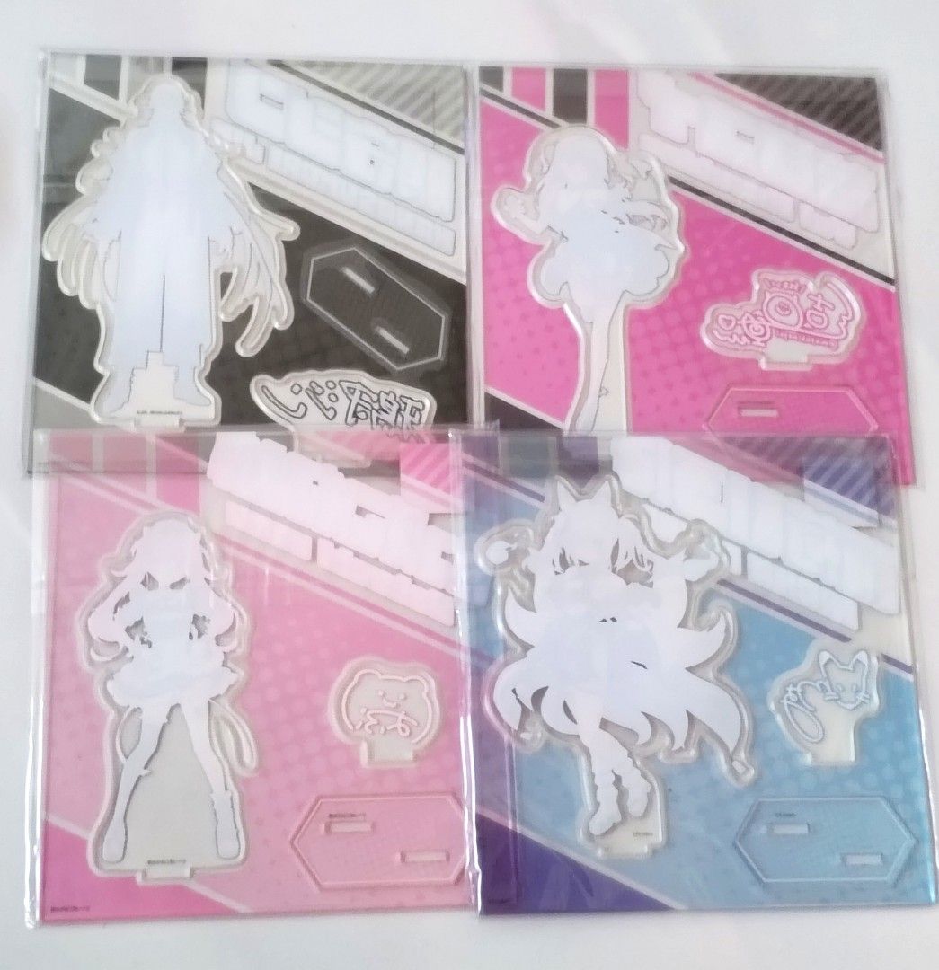 Official KUJI SQUARE Vtuber Kuji Acrylic Stand Babuchi Yamu Inari Iroha ...