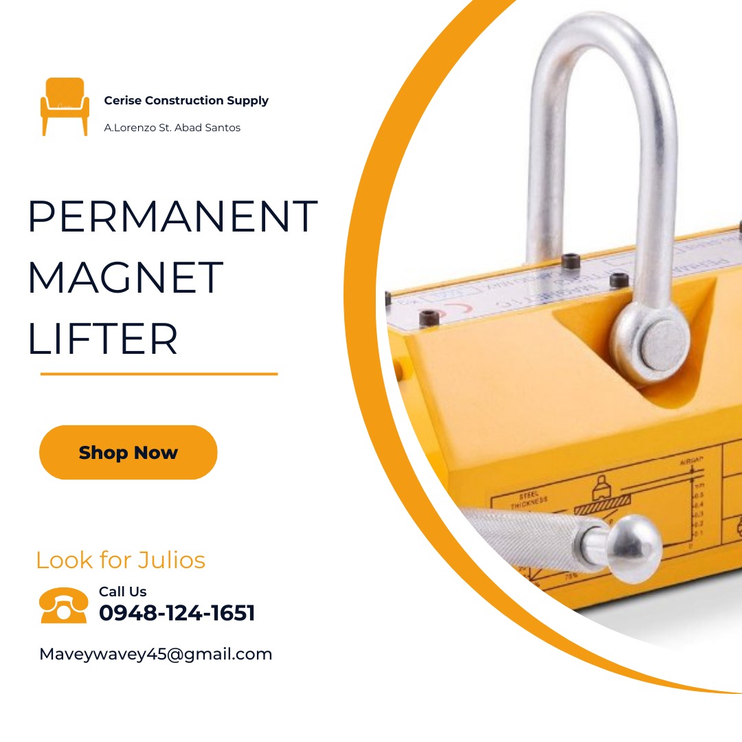 Permanent Magnet Lifter, Commercial & Industrial, Construction Tools ...