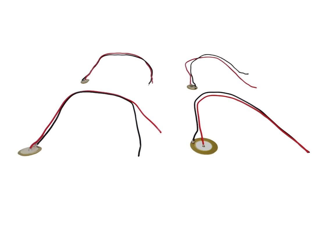 PIEZO ELEMENTS BUZZER SOUNDER SENSOR TRIGGER DRUM DISC COPPER with WIRE ...