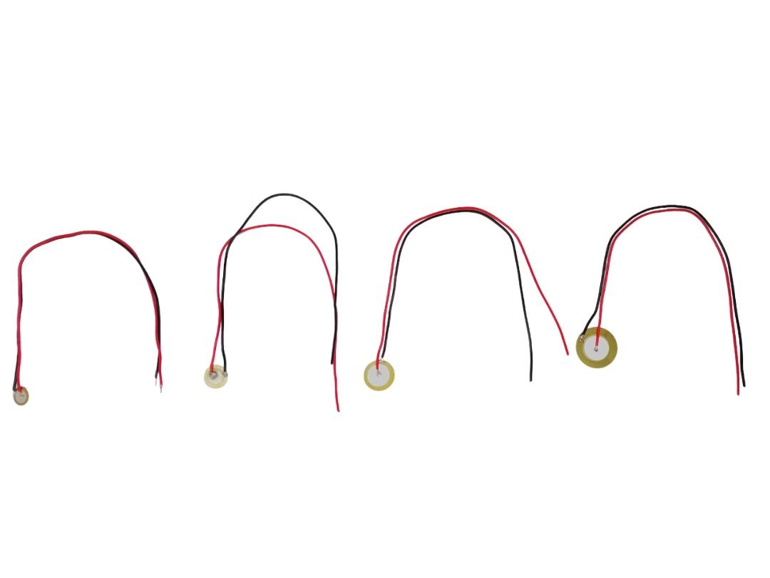 PIEZO ELEMENTS BUZZER SOUNDER SENSOR TRIGGER DRUM DISC COPPER with WIRE ...