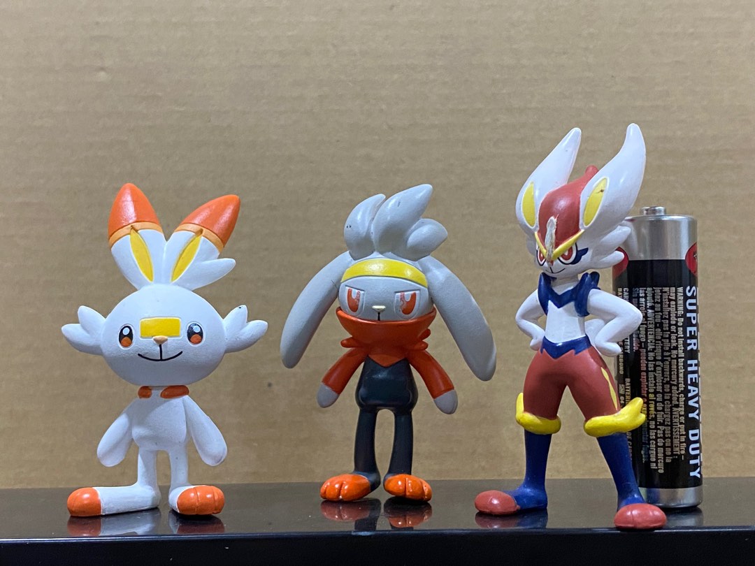 Pokemon Tomy Scorbunny Figure Lot, Hobbies & Toys, Toys & Games on ...