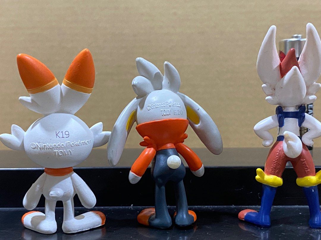 Pokemon Tomy Scorbunny Figure Lot, Hobbies & Toys, Toys & Games on ...