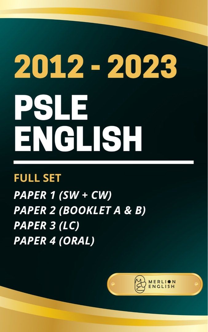 PSLE English Papers, Hobbies & Toys, Books & Magazines, Assessment ...