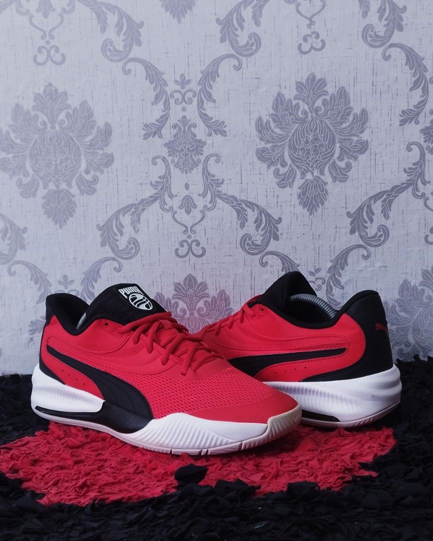 Puma Triple Basket, Fesyen Pria, Sepatu , Sneakers di Carousell