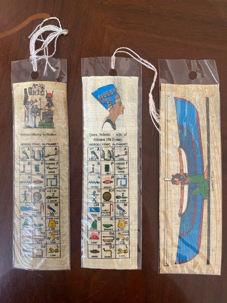 Rare, Collectible Egyptian Bookmarks - From Egypt, Hobbies & Toys ...