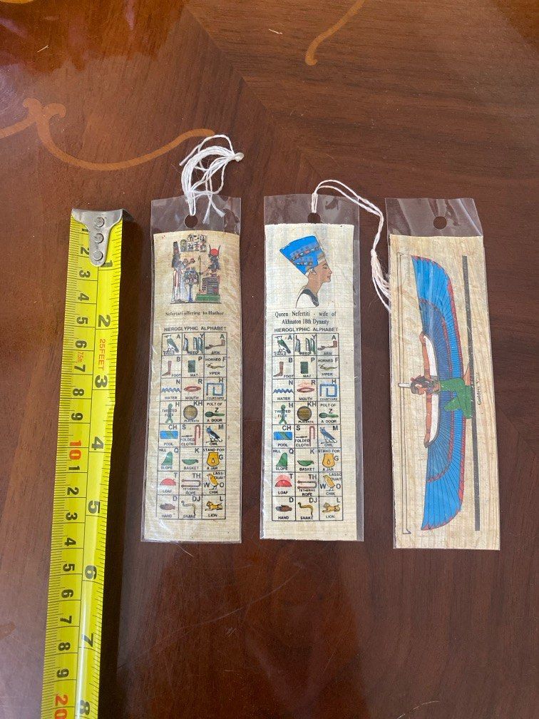 Rare, Collectible Egyptian Bookmarks - From Egypt, Hobbies & Toys ...