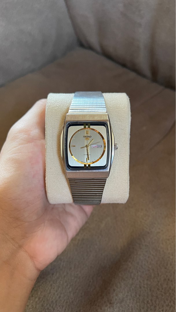 Rare Vintage Seiko 5 Tank, Men's Fashion, Watches & Accessories ...