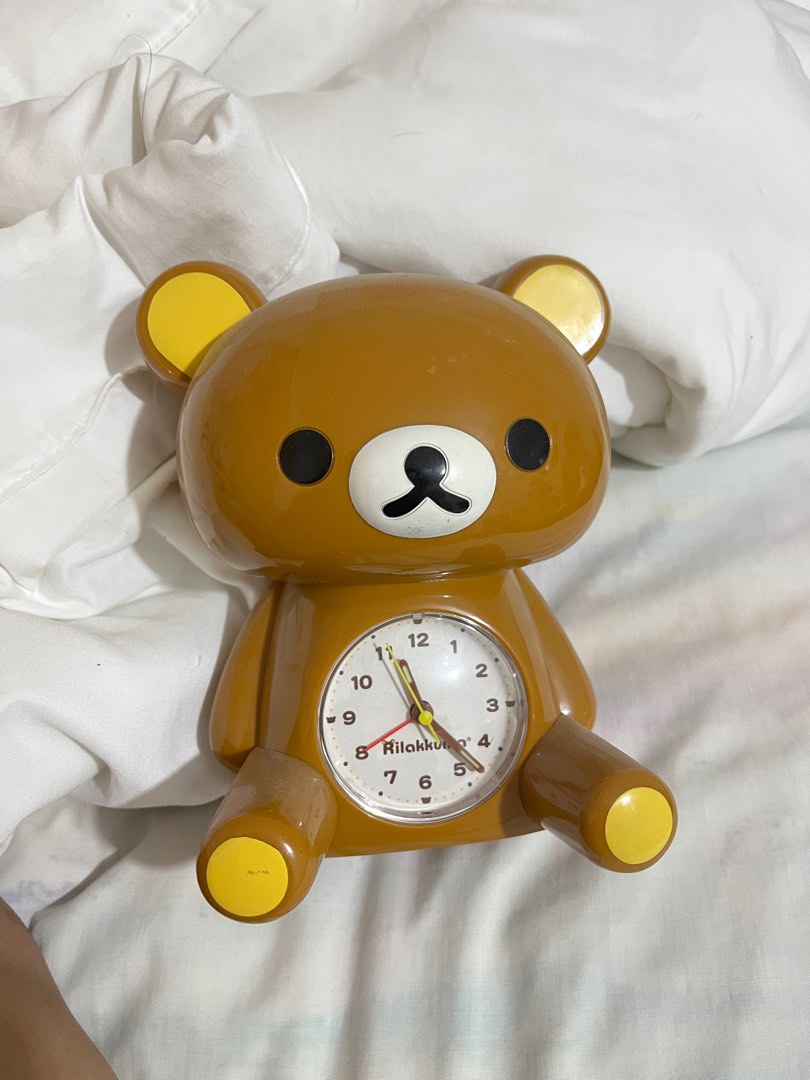 NEGO Rilakkuma Clock/Coin Bank, Hobbies & Toys, Toys & Games on Carousell