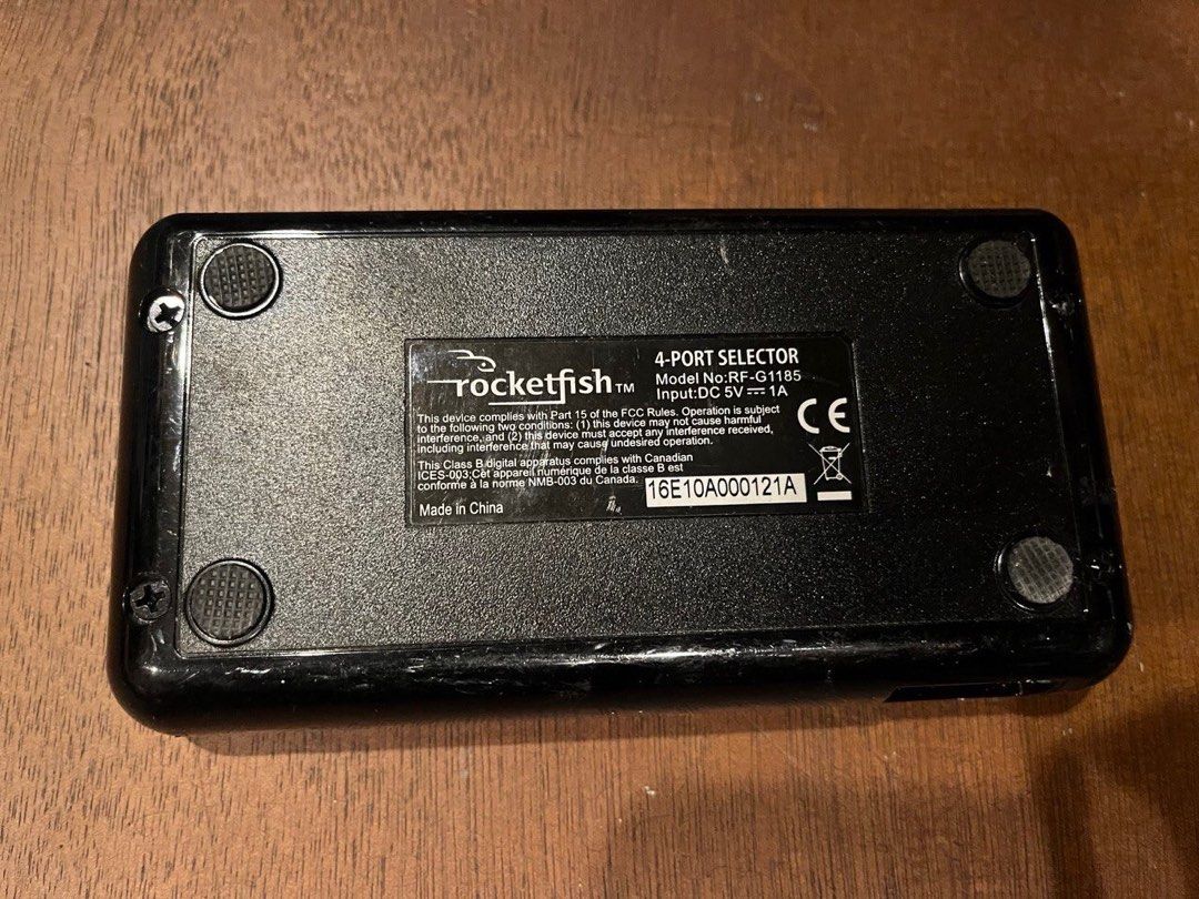 Rocketfish 3-port hdmi switch full hd, Everything Else, Others on Carousell