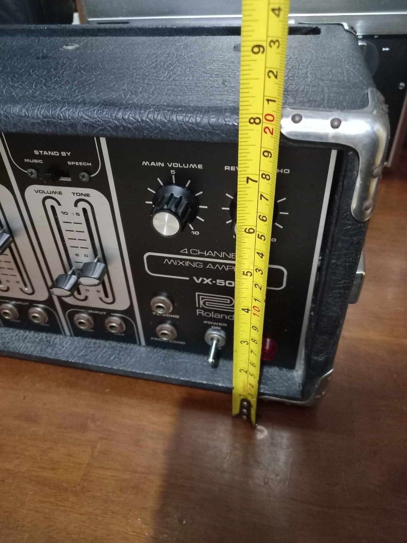 Roland mixing reverb v-50 echo amplifier active electric guitar, Audio ...