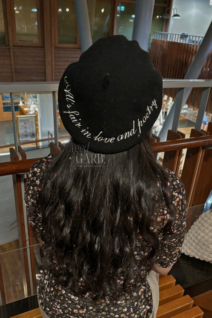 Taylor Swift TTPD The Tortured Poets Department Embroidered Beret ...