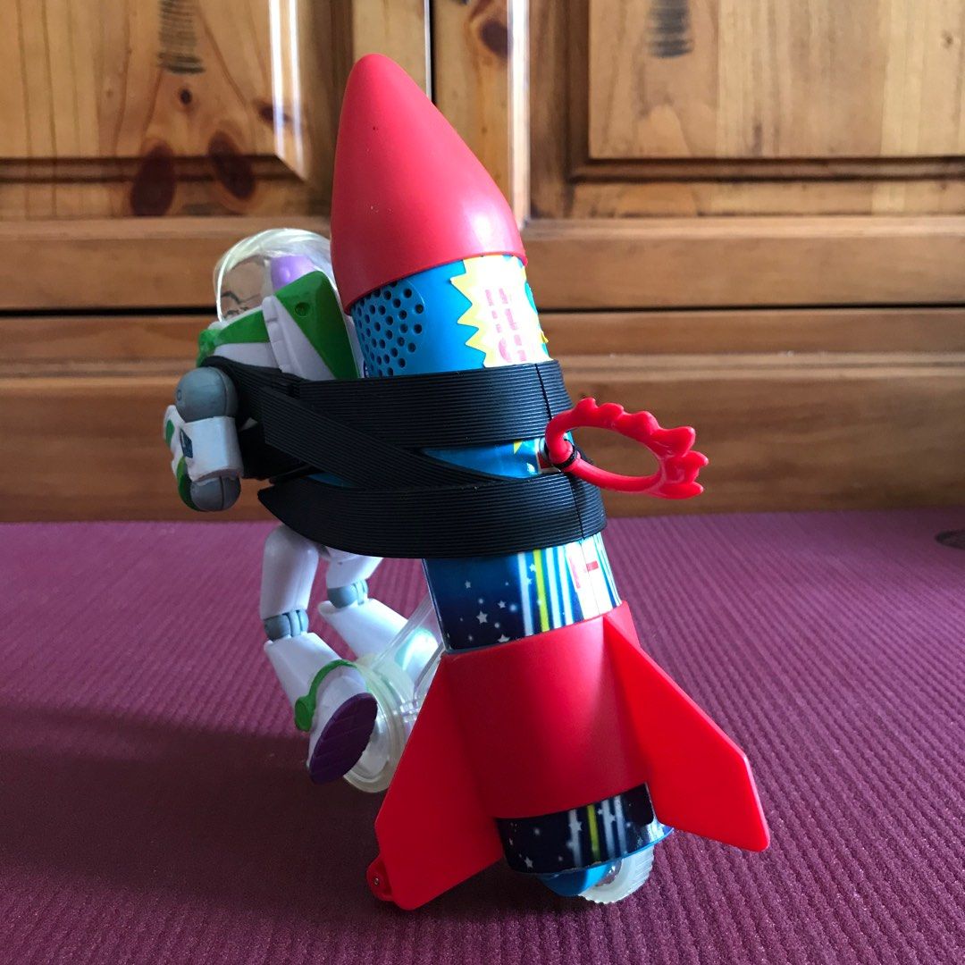 Toy Story Rocket Running Buzz Lightyear, Hobbies & Toys, Toys & Games ...