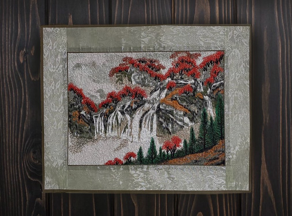 vintage embroidery art, Furniture & Home Living, Home Decor Accessories ...
