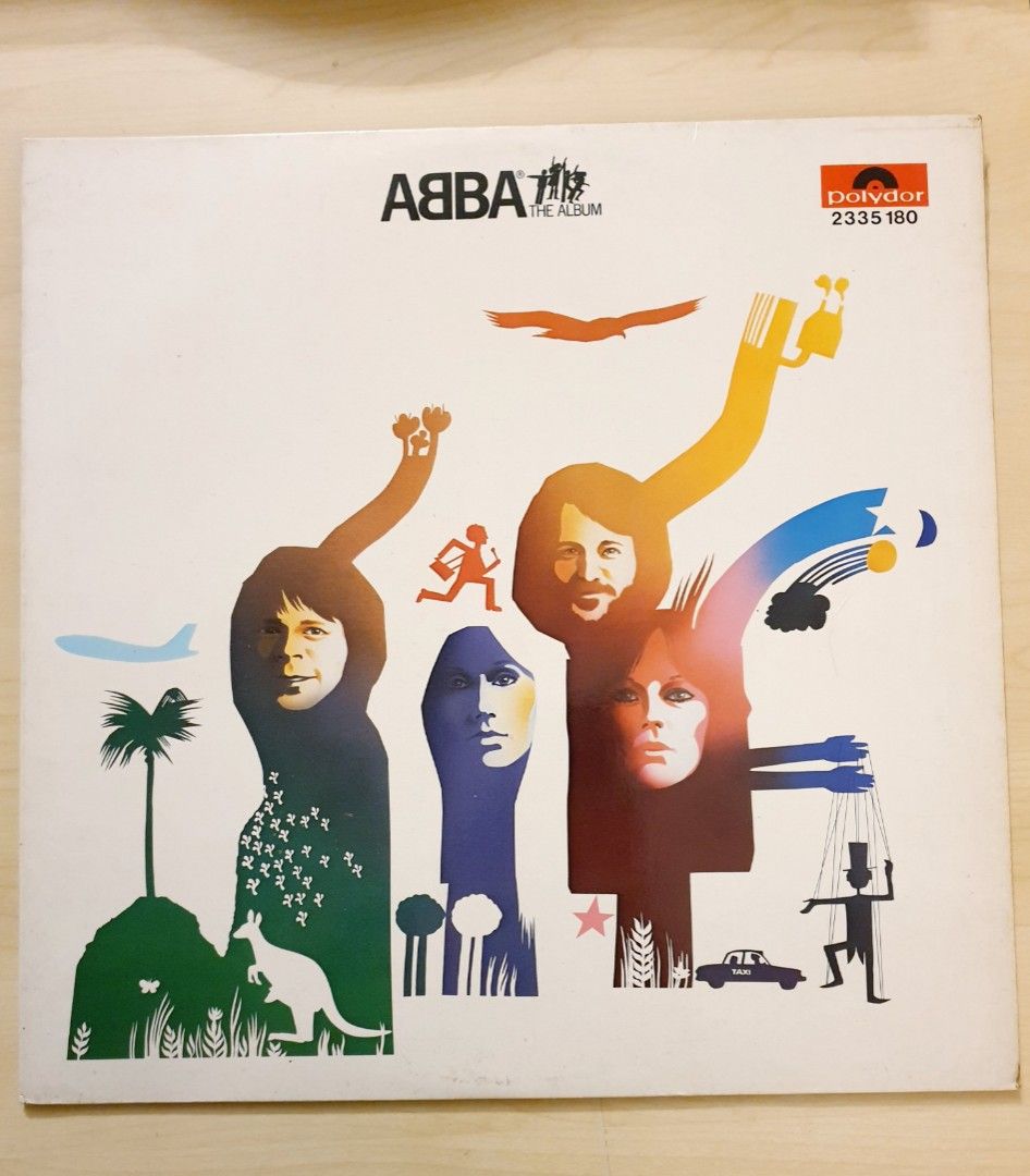 Vinyl LP 1977 ABBA - THE ALBUM Piring Hitam 黑片, Hobbies & Toys, Music ...