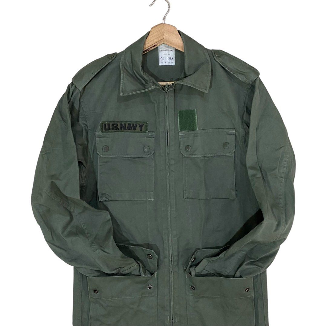 ⚡️VTG US NAVY M65 FIELD JACKET, Men's Fashion, Coats, Jackets and ...