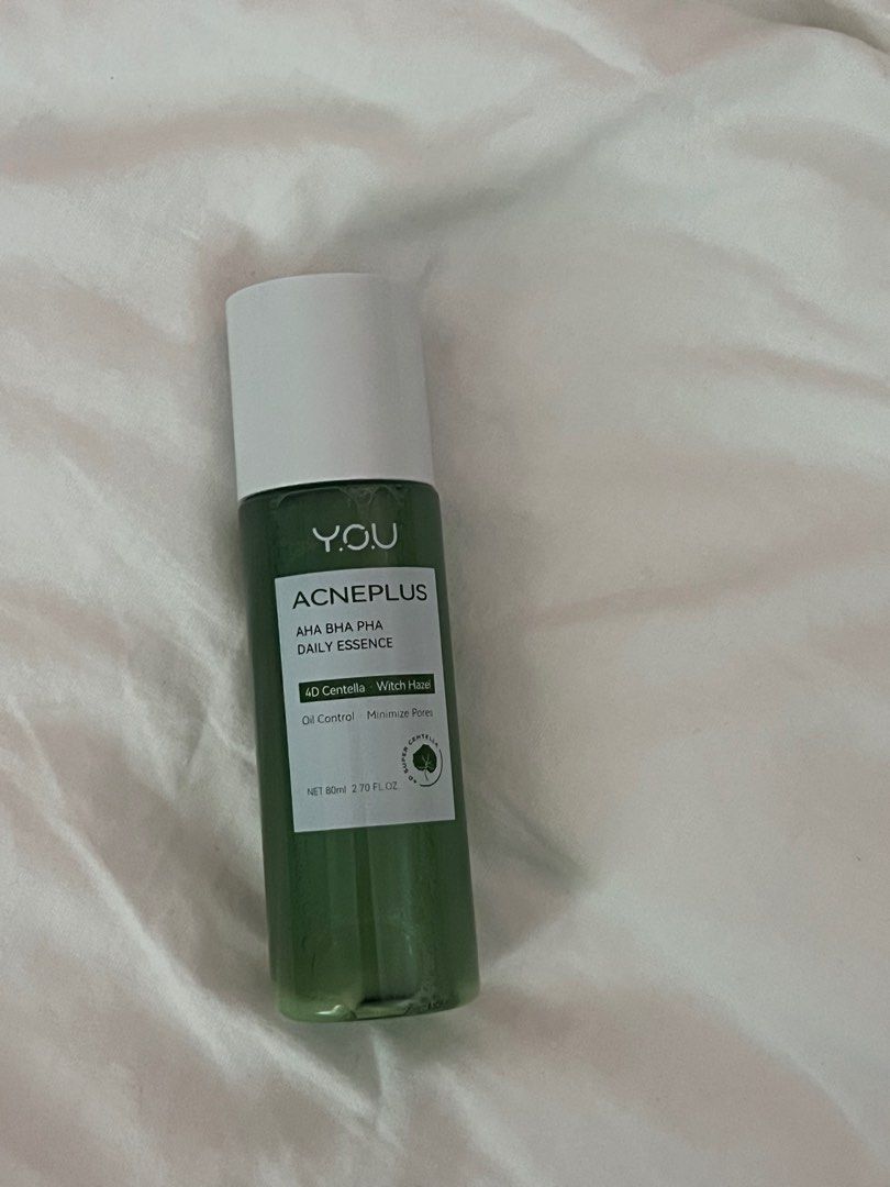 Y.O.U Acneplus Aha Bha Pha Daily Essence, Beauty & Personal Care, Face, Face Care on Carousell