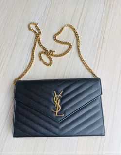 YSL WOC with removable chain in Pale pink (Large), Luxury, Bags ...