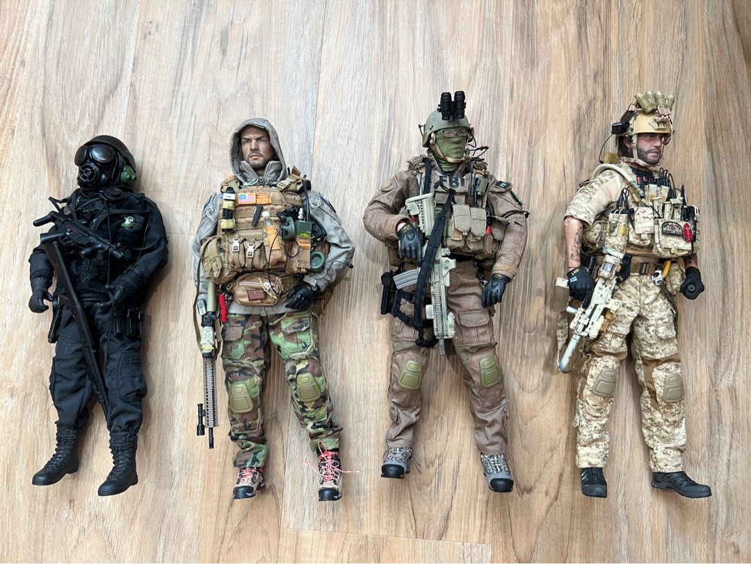 1/6 Military Soldier Figures loose lot, Flagset, DAMToys, Soldier Story ...