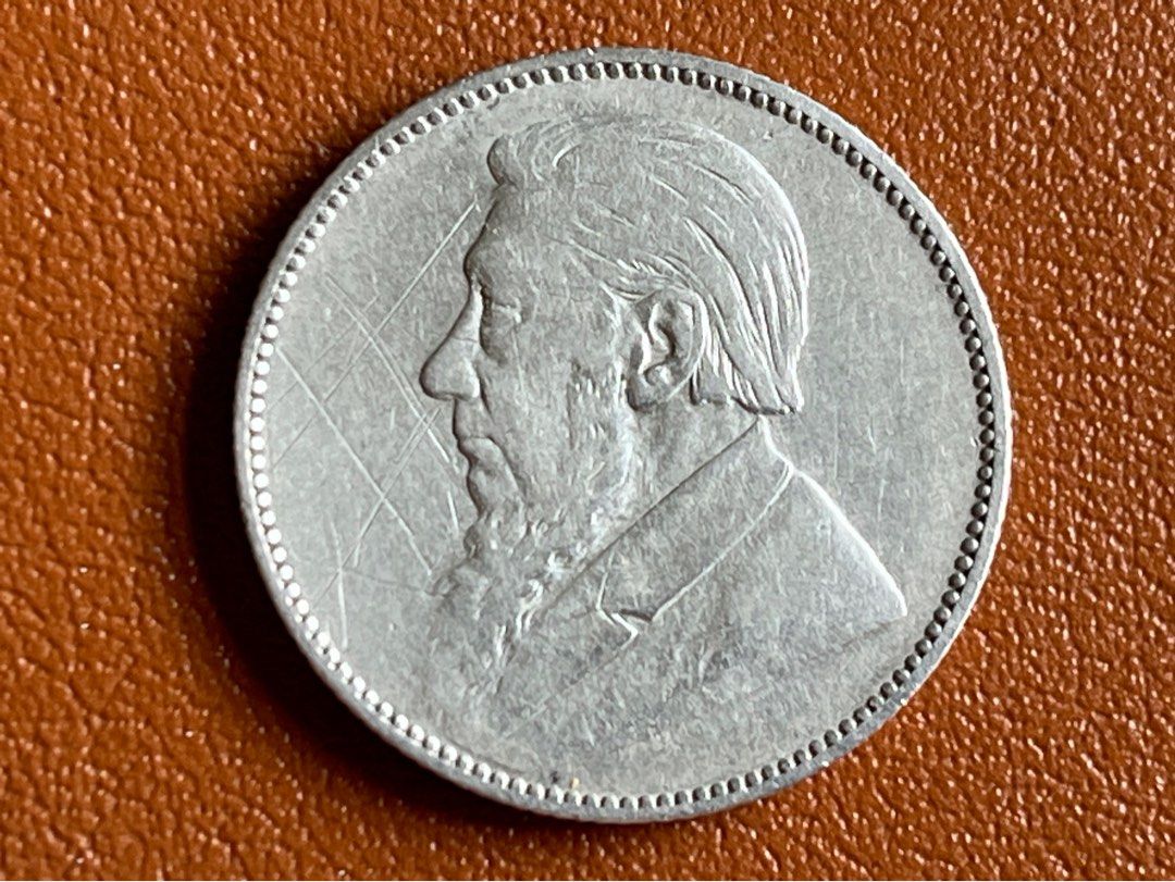 1897 South Africa Paul Kruger one Shilling Silver Coin, Hobbies & Toys ...