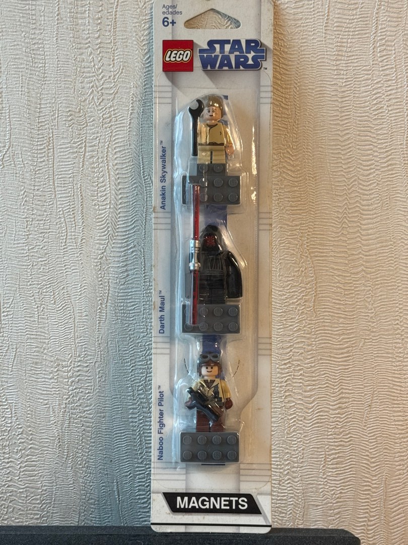 【全新|絕版】2009年 LEGO STAR WARS magnets (Anakin Skywalker, Darth Maul ...