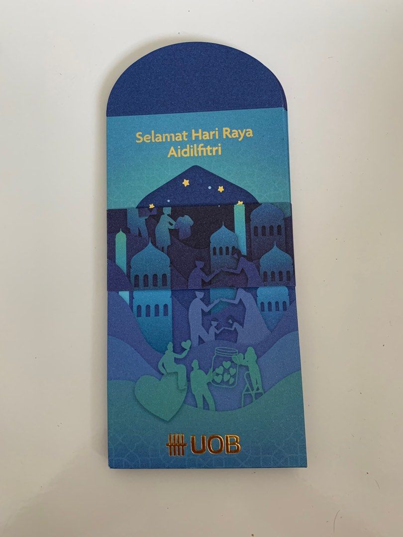 2024 UOB Bank Preferred Hari Raya Sampul Special Edition (each set is RM18 and each set has 9 ...