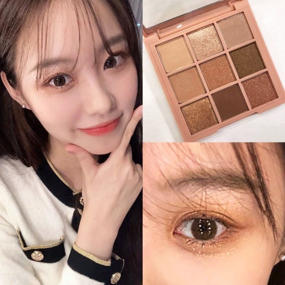 3ce 9-Shade Matte Nude Eyeshadow Palette - Blendable & Long-lasting ...