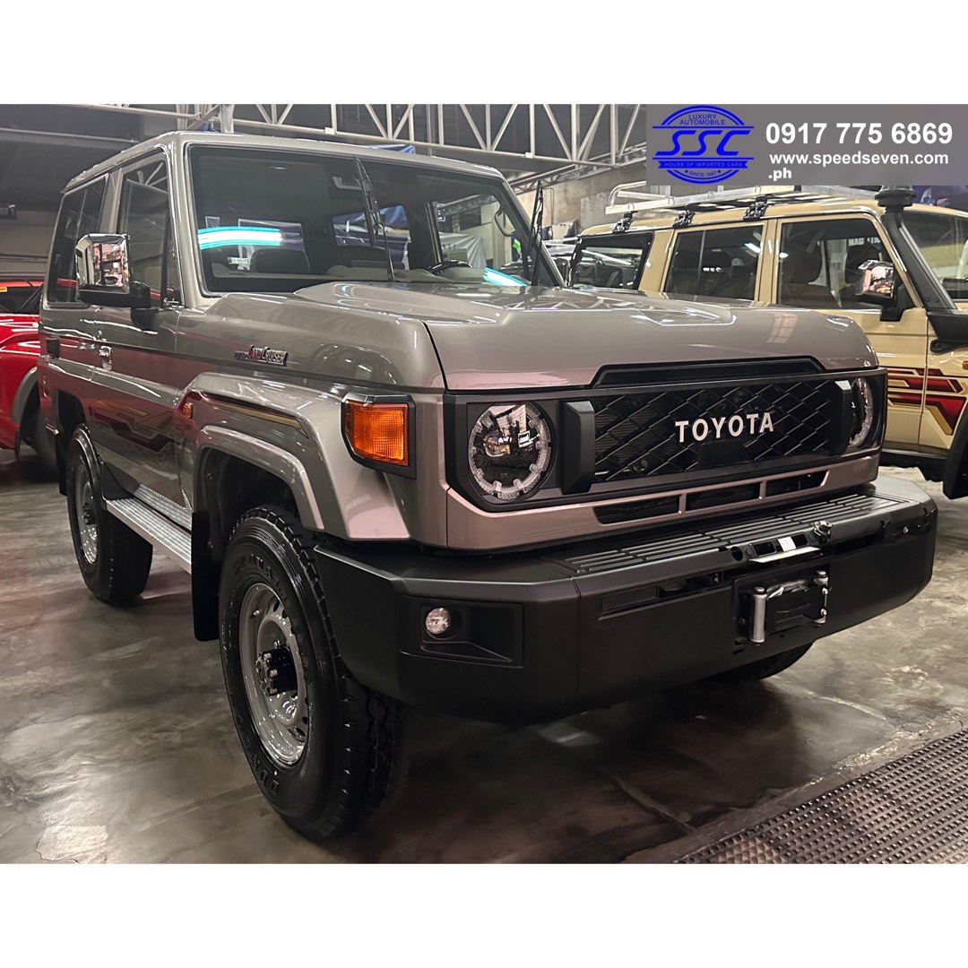 Gray 2024 Toyota LC76 Land Cruiser 76 Automatic Transmission AT Diesel - LC 76 4x4 Brand New ...