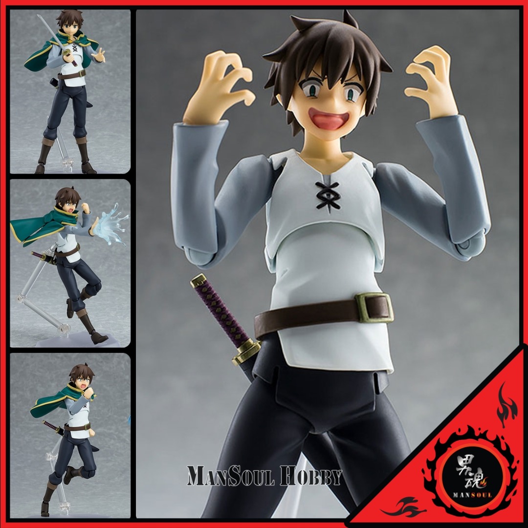 [日版 更保值] 和真 為美好的世界獻上祝福! 3 再販 figma No. 425 KonoSuba 3 Kazuma Figure, 興趣 ...