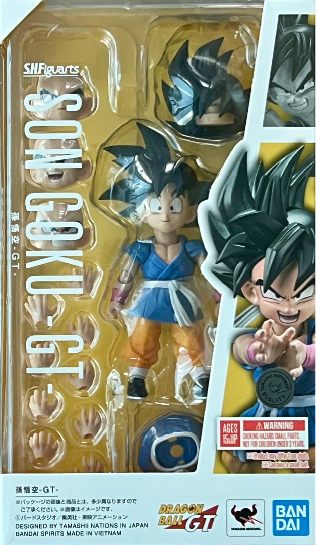 全新 日版 一角有凹 Bandai SHF FIGUARTS 龍珠 GT Dragonball Z 孫悟空 悟空 小悟空 SON GOKU 1/12 6” Figure, 預購 - Carousell