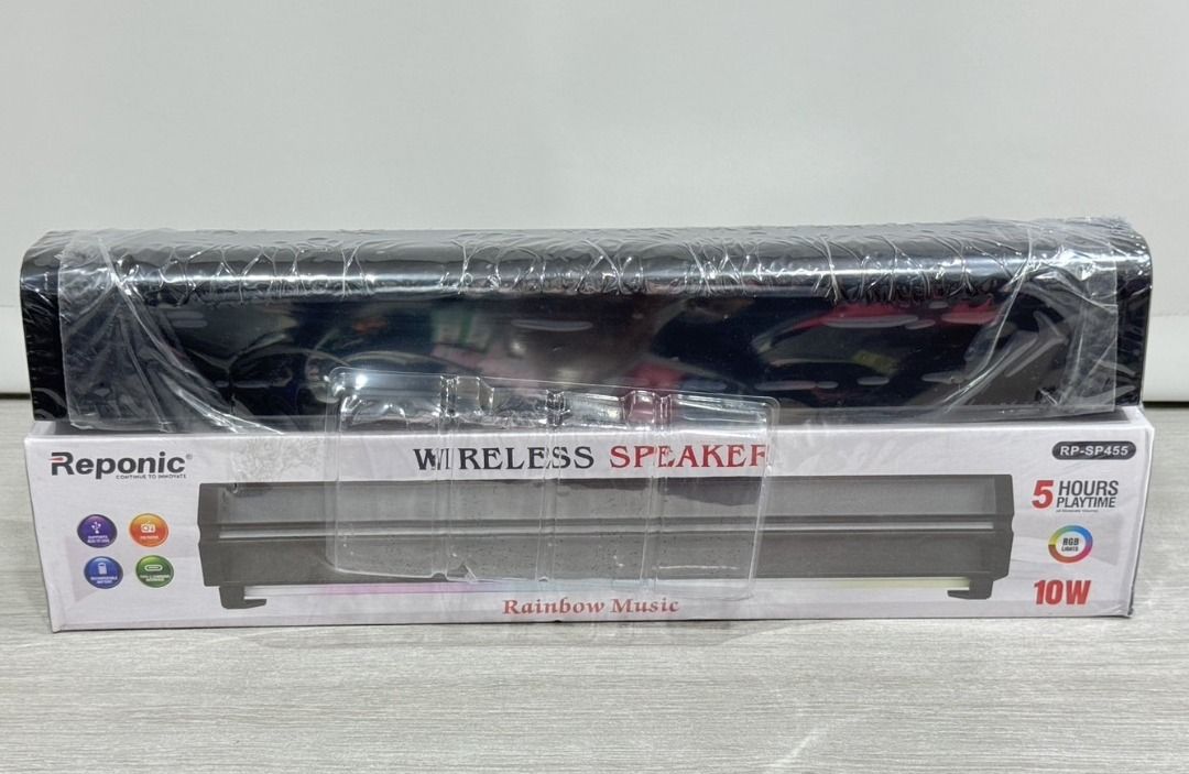 現貨 Reponic RP-SP455 七彩藍牙音響 10W 高音質 超重低音 RGB七彩LED藍牙喇叭 TWS 藍芽音響, 耳機及錄音音訊 ...