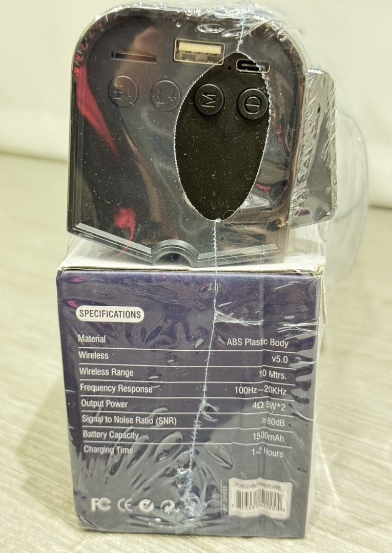 現貨 Reponic RP-SP455 七彩藍牙音響 10W 高音質 超重低音 RGB七彩LED藍牙喇叭 TWS 藍芽音響, 耳機及錄音音訊 ...