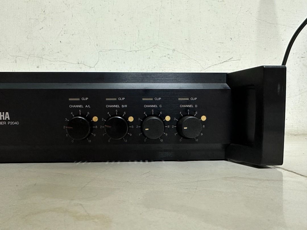 日本 YAMAHA P2040 後級擴大機 聲音優 2/4CH 聲音獨立調整~日本製造, 耳機及錄音音訊設備, 音樂播放裝置 MP3及CD ...