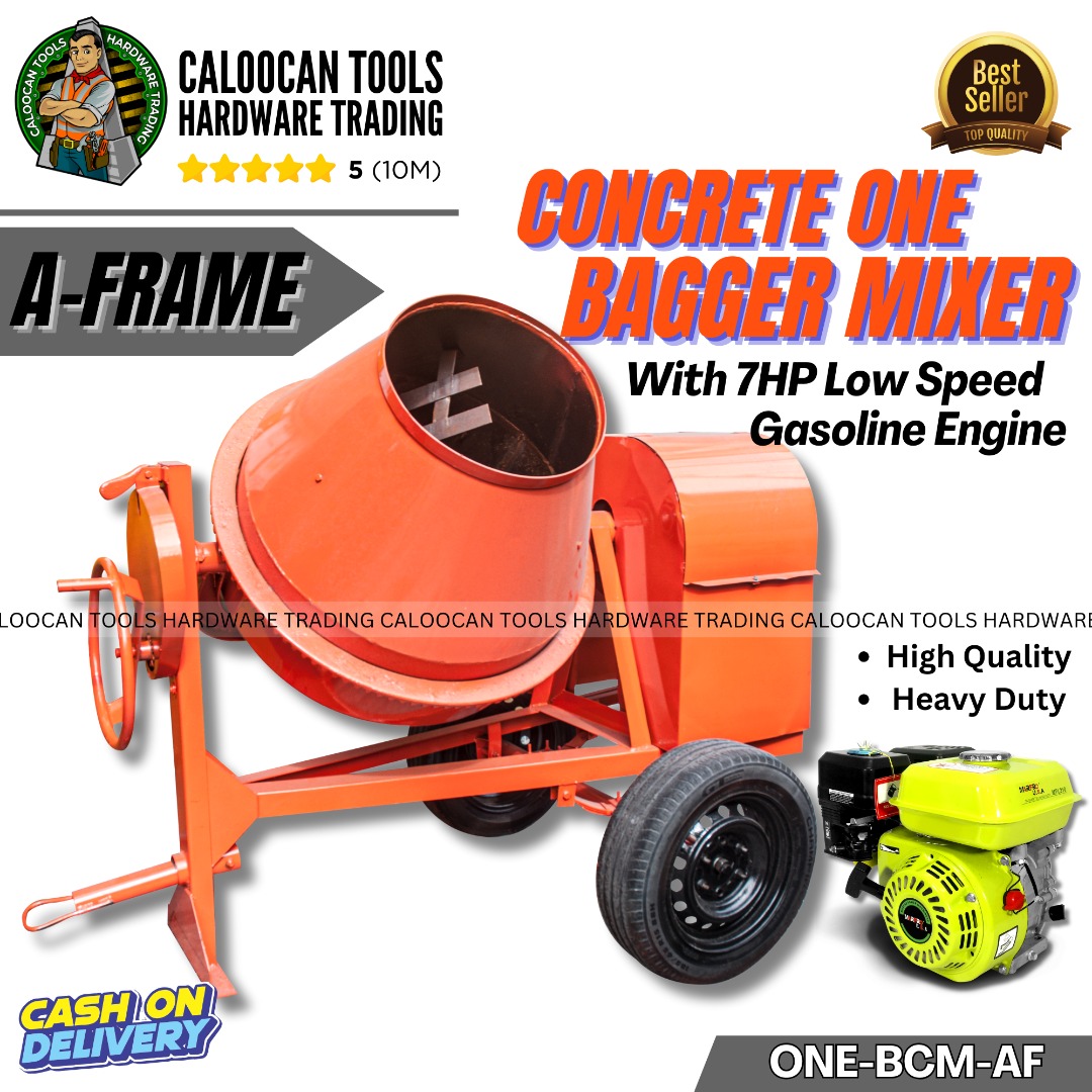 A Type Concrete One Bagger Mixer Concrete Mixer / Cement Mixer HEAVY ...