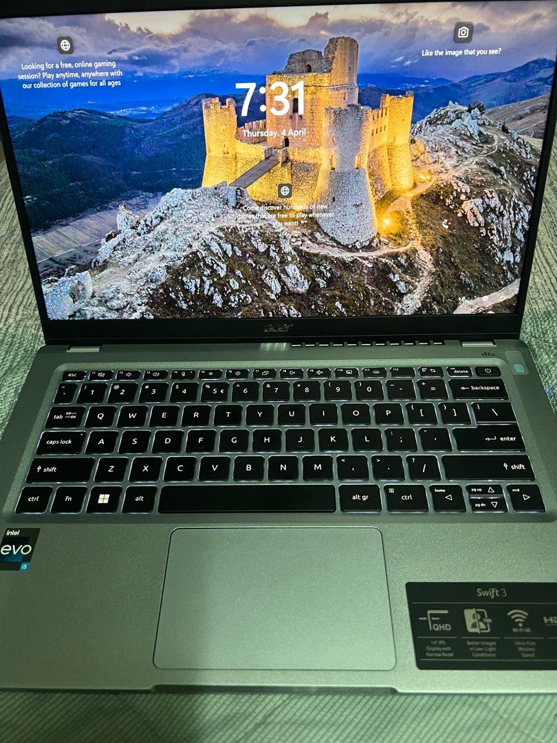 Acer 12th Gen Intel Core i5 -1240P, Computers & Tech, Laptops ...