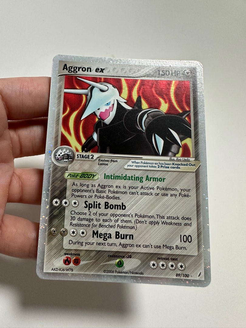 Aggron ex - 89/100 - Ultra-Rare, Hobbies & Toys, Toys & Games on Carousell