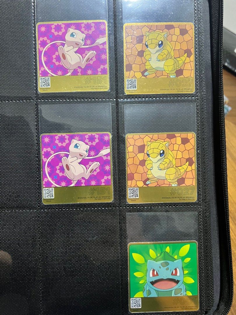 All for $16 - Mew Bulbasaur Sandshrew Pokemon Oreo Card Limited Edition ...