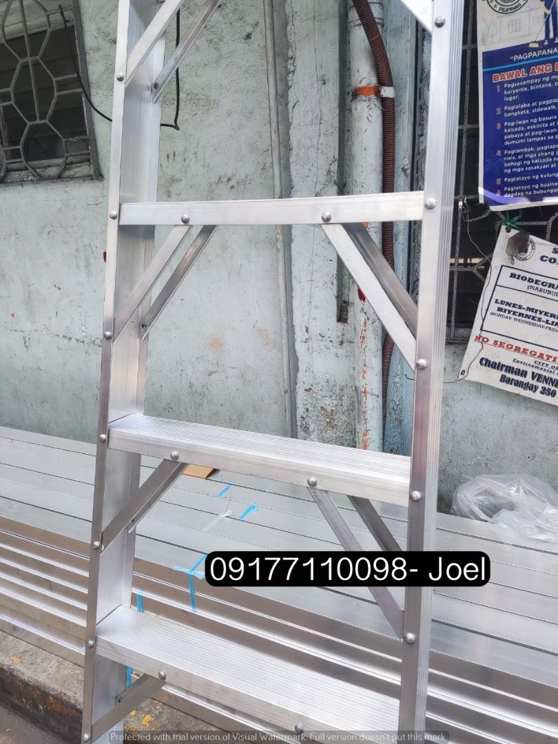 Aluminum straight ladder normal duty, Commercial & Industrial ...