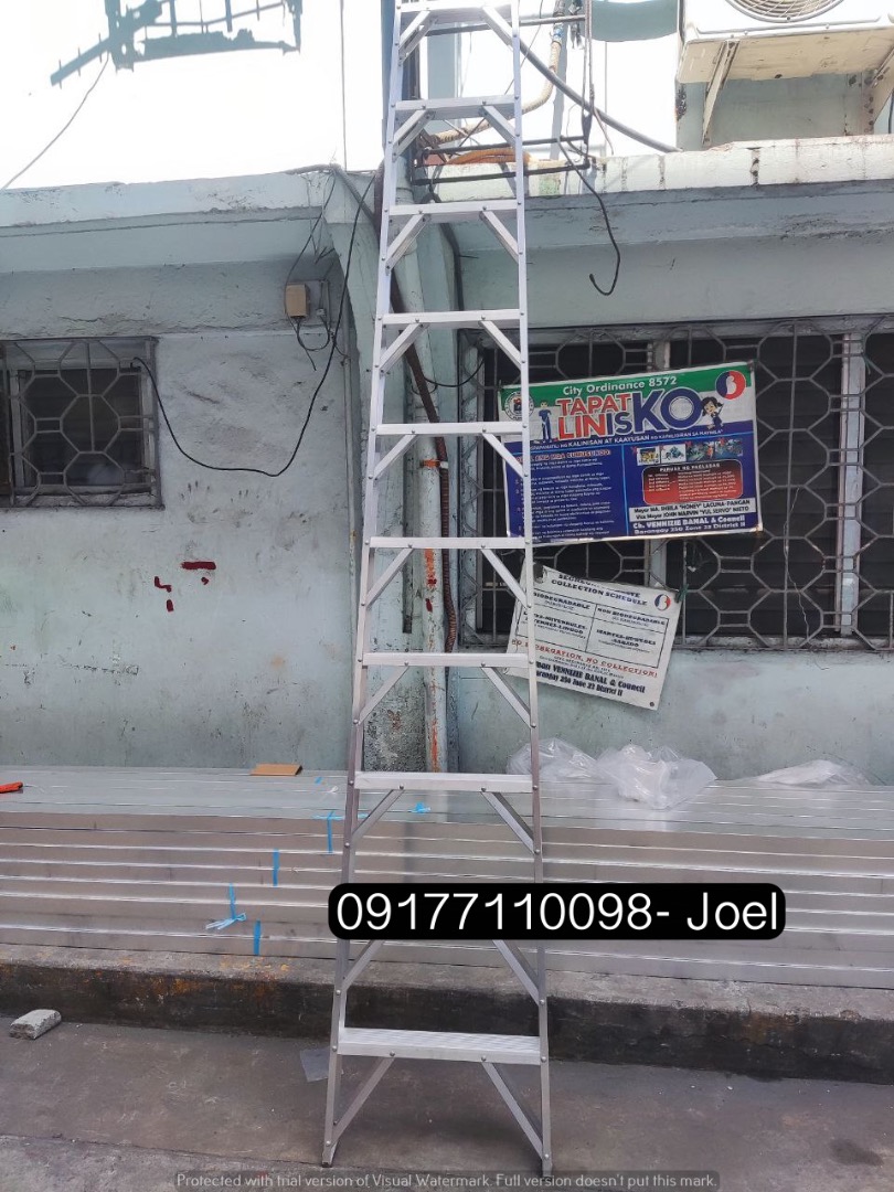 Aluminum straight ladder normal duty, Commercial & Industrial ...