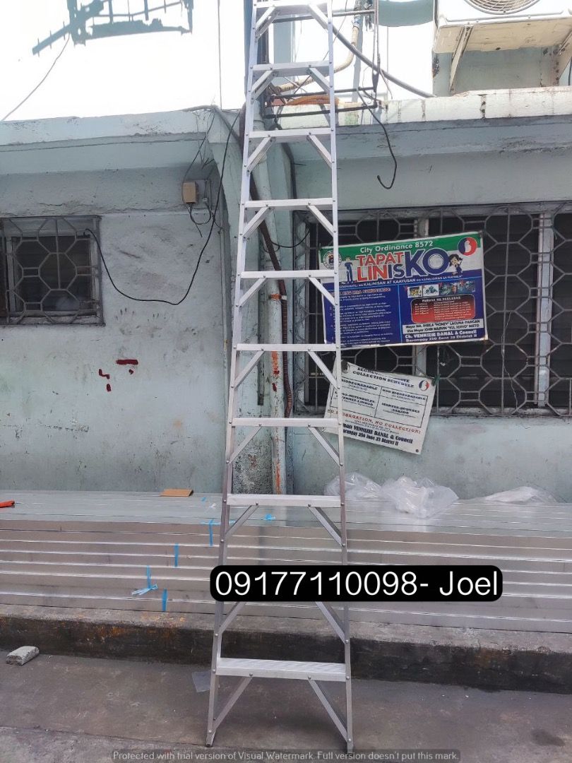 Aluminum straight ladder normal duty, Commercial & Industrial ...