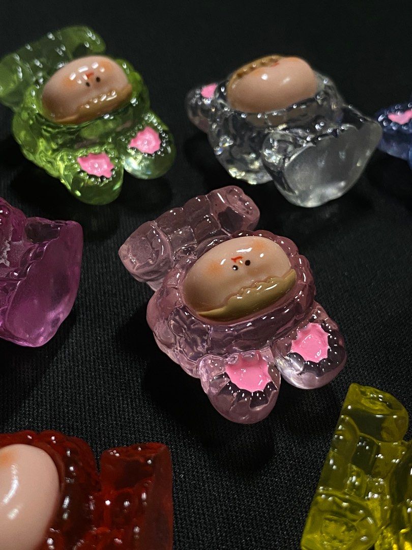 [AMLLS] Colorful Rabbit Cute Boy Mini Figurine Display - 阿玛莉莉丝小兔仔摆件小萌粒 ...