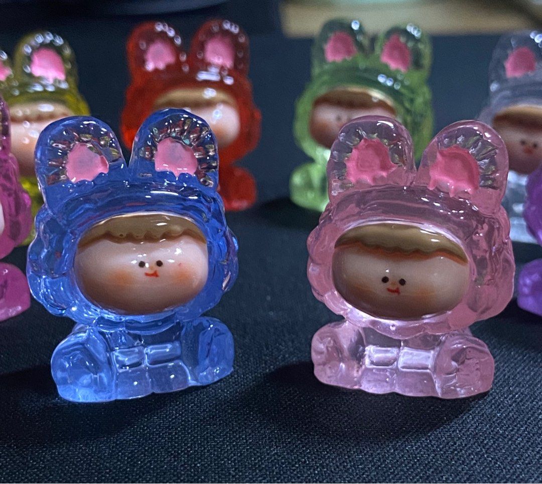 [AMLLS] Colorful Rabbit Cute Boy Mini Figurine Display - 阿玛莉莉丝小兔仔摆件小萌粒 ...